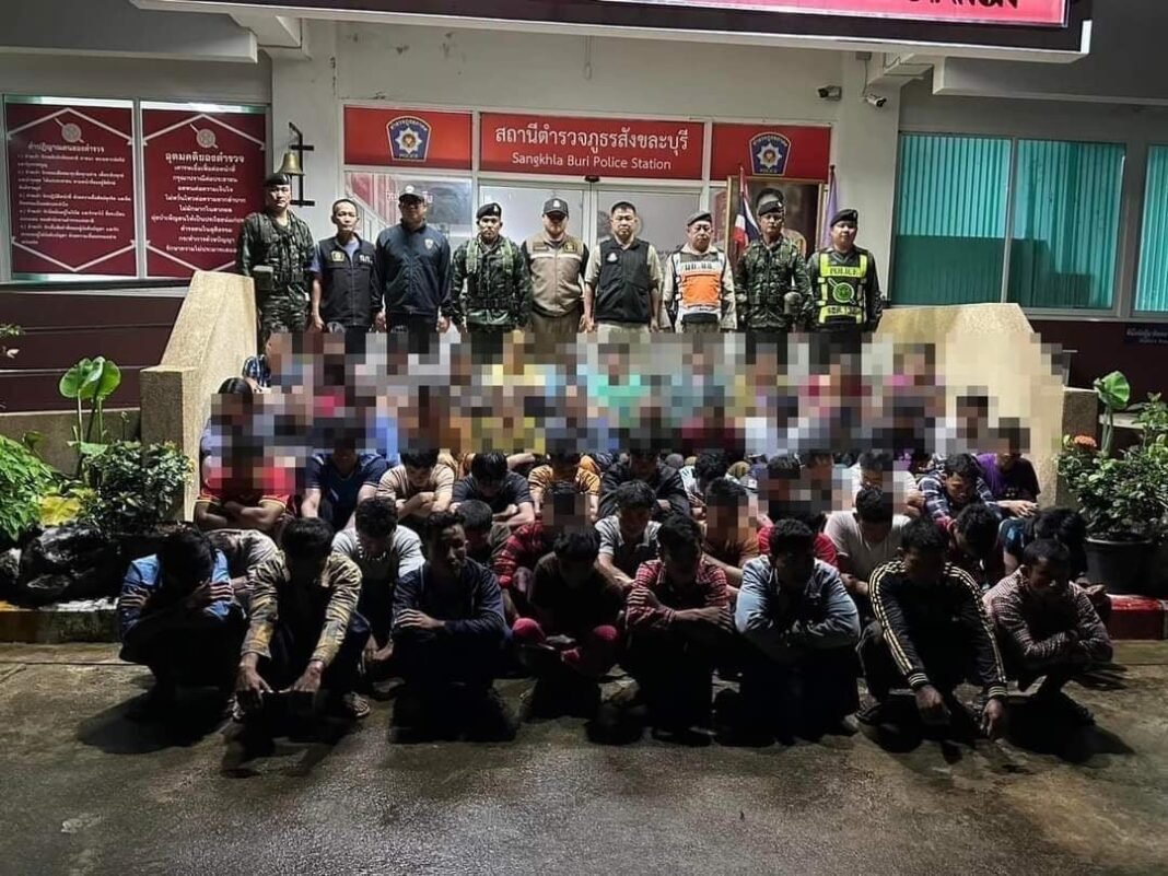 Over 100 Illegal Entrants Arrested at Three Pagodas Pass in June - IMNA